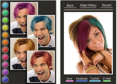 Hair Color Booth Free indir - Apple için saç rengi uygulaması