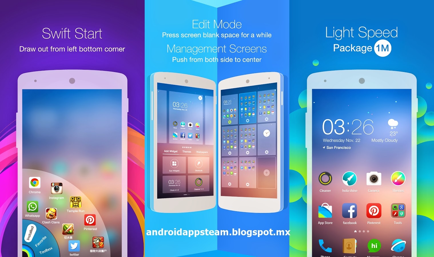 Hola Launcher indir - Android için Hola Launcher Uygulaması