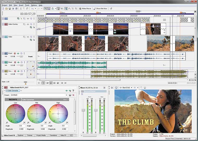 Sony Vegas Movie Studio Platinum indir